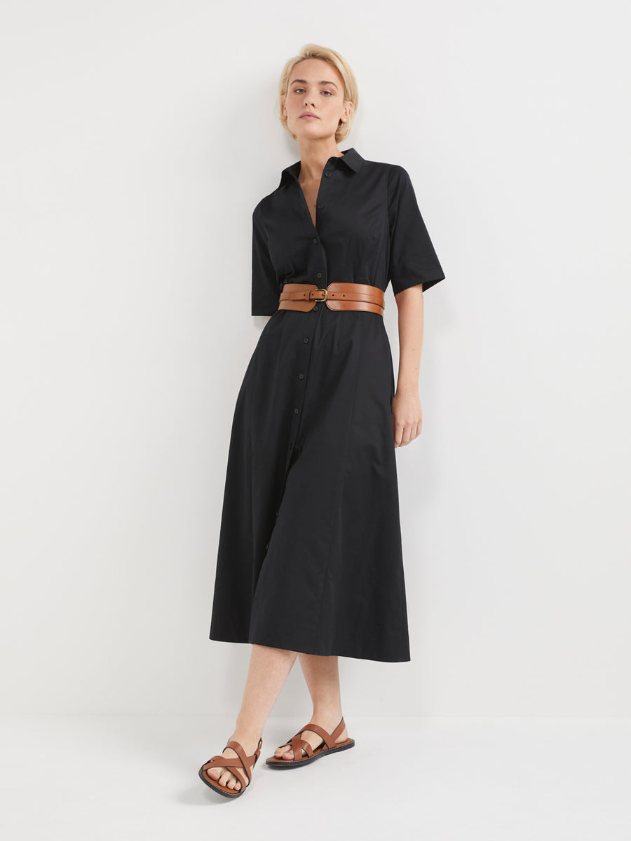 The Stretch Cotton Shirt Dress – Commonry
